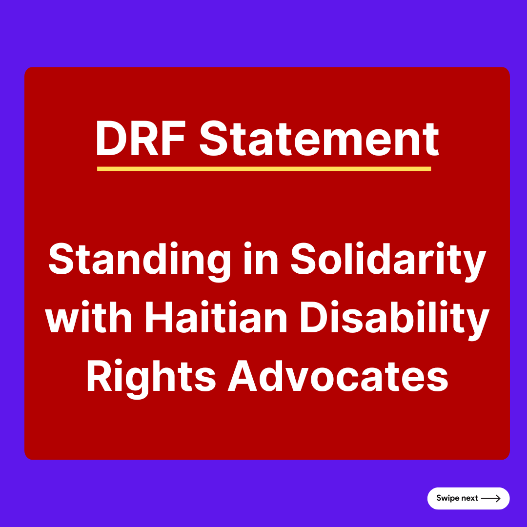 Standing in Solidarity with Haitian Disability Rights Advocates ...