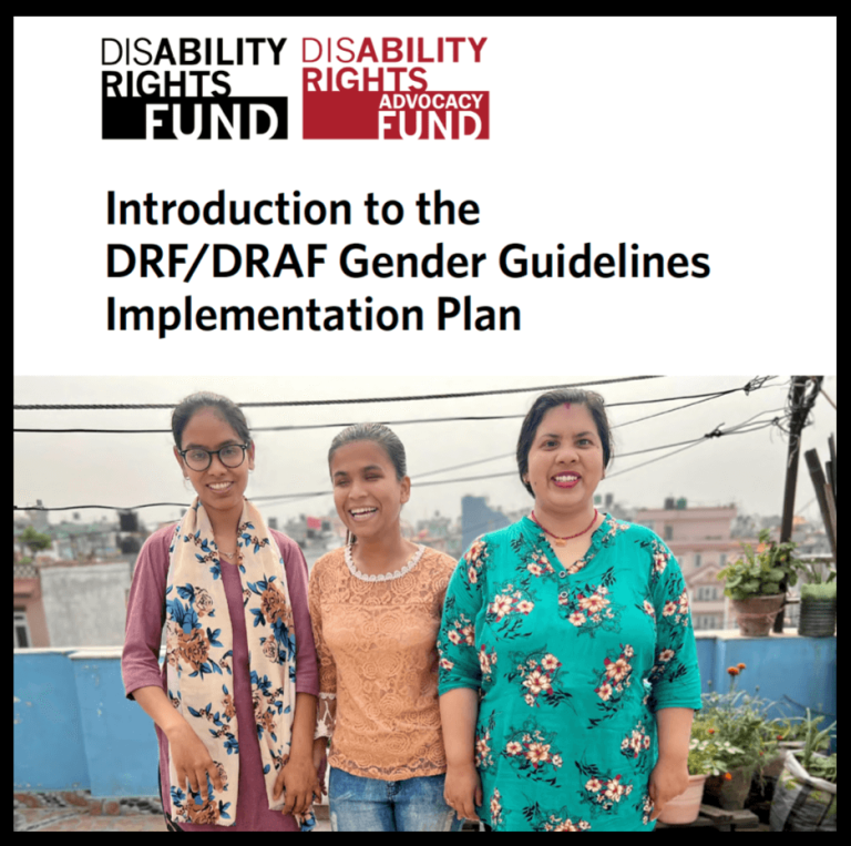 Resources - Disability Rights Fund